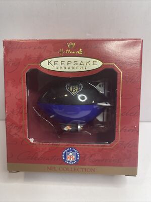 HALLMARK Keepsake Ornament - 1997 NFL Baltimore Ravens Football Blimp ...