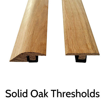 Solid Oak Threshold Door Bar Trims Strip for Wood Flooring Ramp and T ...