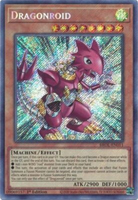 Yugioh! Dragonroid - BROL-EN011 - Secret Rare - 1st Edition Near Mint ...