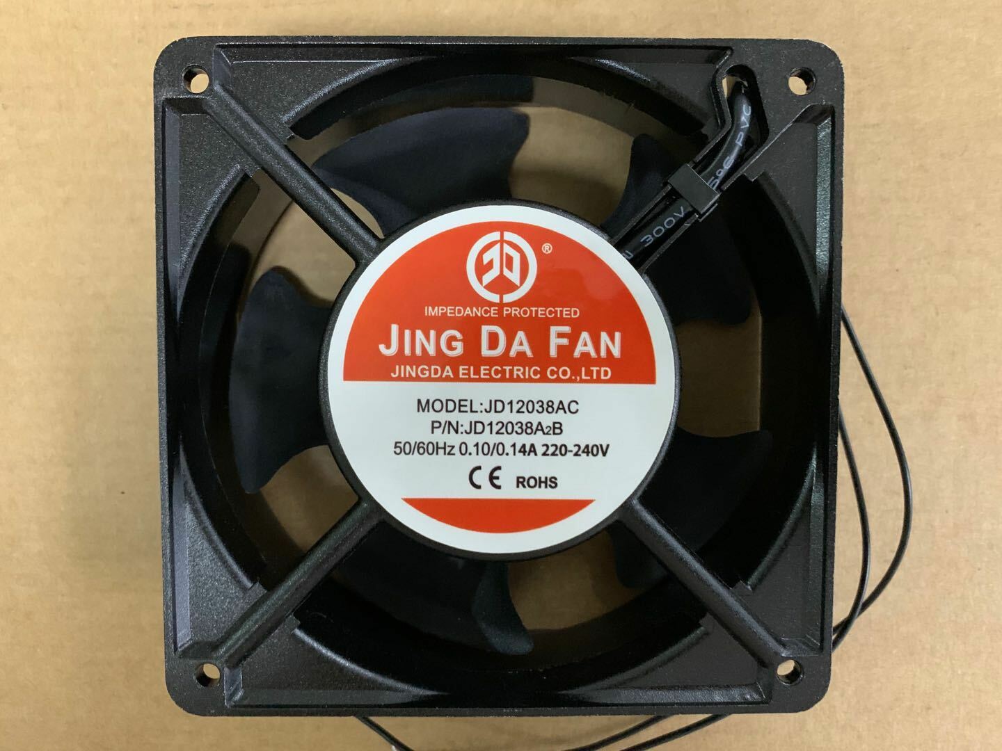1PC for JING DA Fan JD12038AC JD12038A2B 220/240V AC 0.10/0.14A 12cm ...