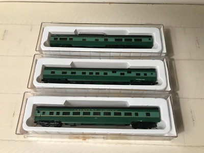 Con-cor N-Scale Crescent Limited 3 Car Set Green | eBay