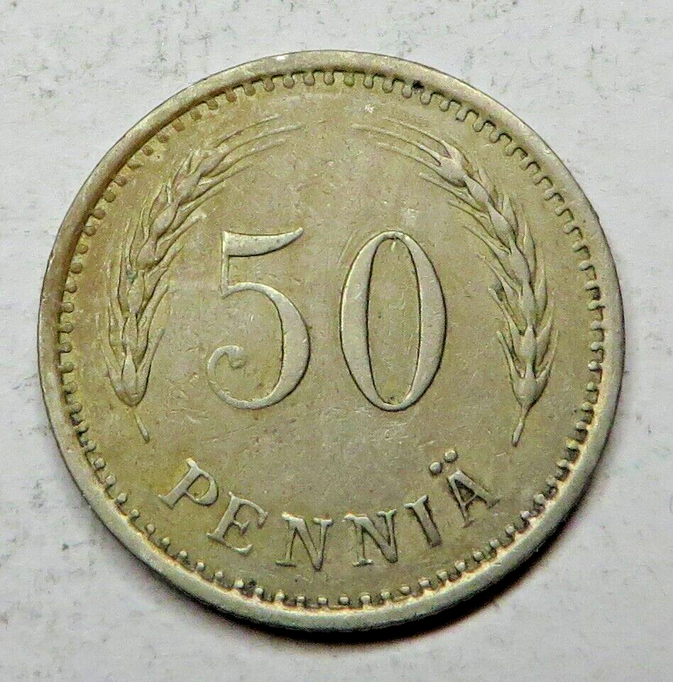 Finland 50 Pennia 1929 S Copper-Nickel KM#26 | eBay