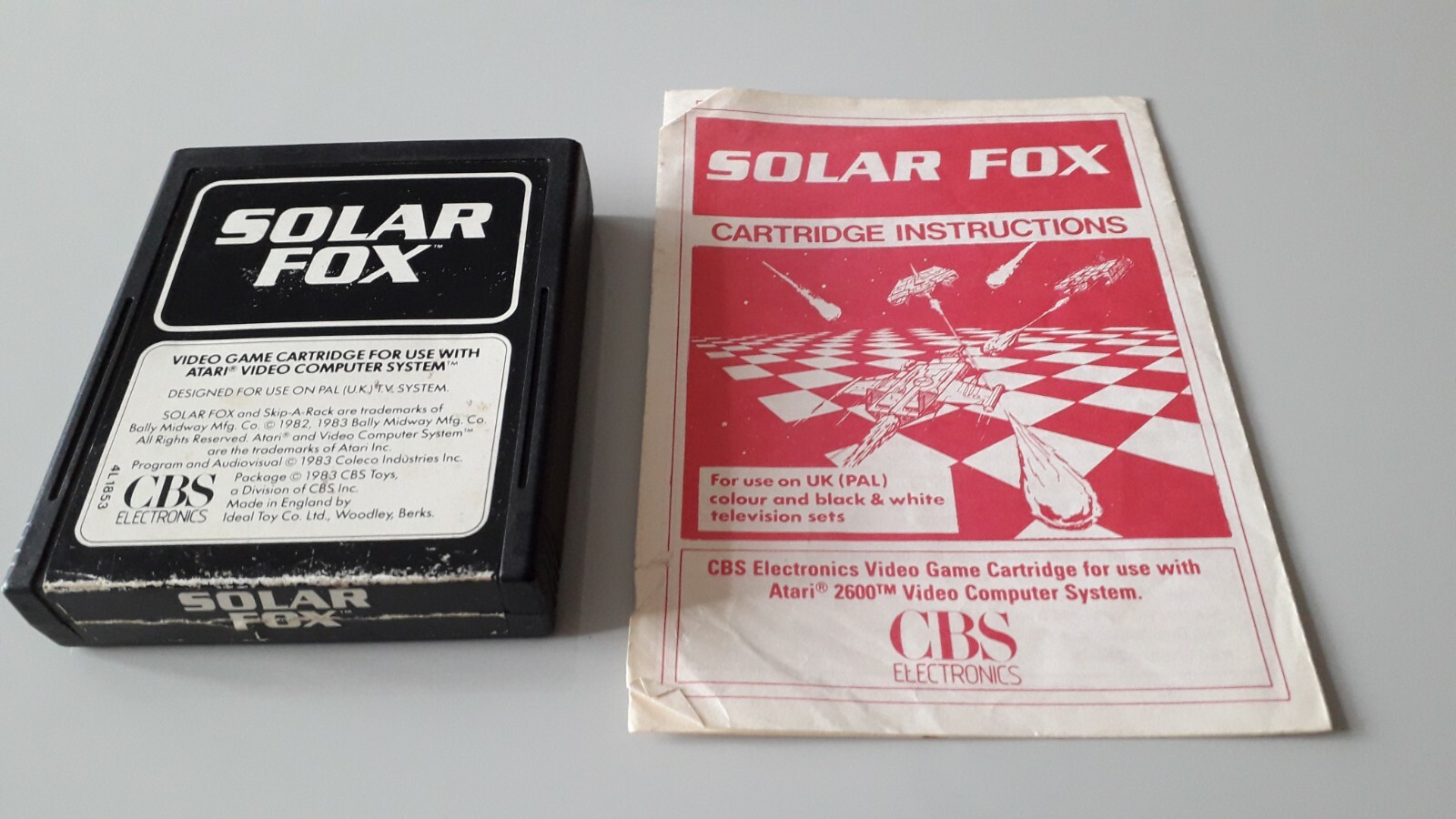 Solar Fox Atari 2600 - Prix - Photo - Présentation