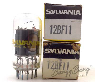 2 Sylvania 12BF11 Compactron Duocar Dual Control Sharp Cutoff Pentode ...