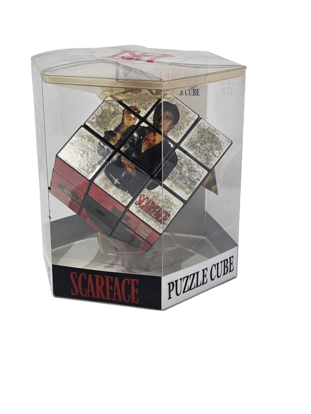 Vintage SCARFACE RUBIKS CUBE Puzzle In Packaging Tony Montana Actor ...