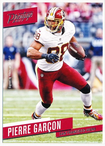 2017 Panini Prestige Football Pierre Garcon #122 San Francisco 49ers | eBay