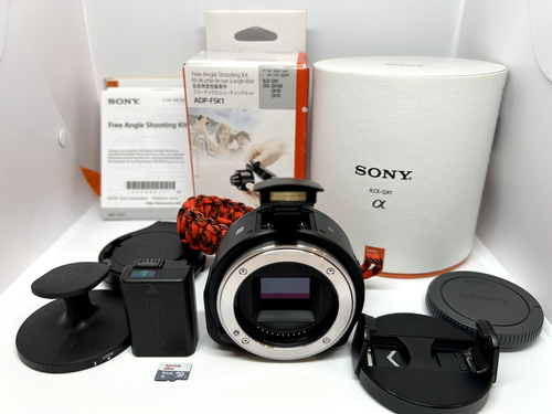 🎦【MINT in Box w/ 64GB SD】Sony ILCE-QX1 SmartPhone Kit Digital Camera ...