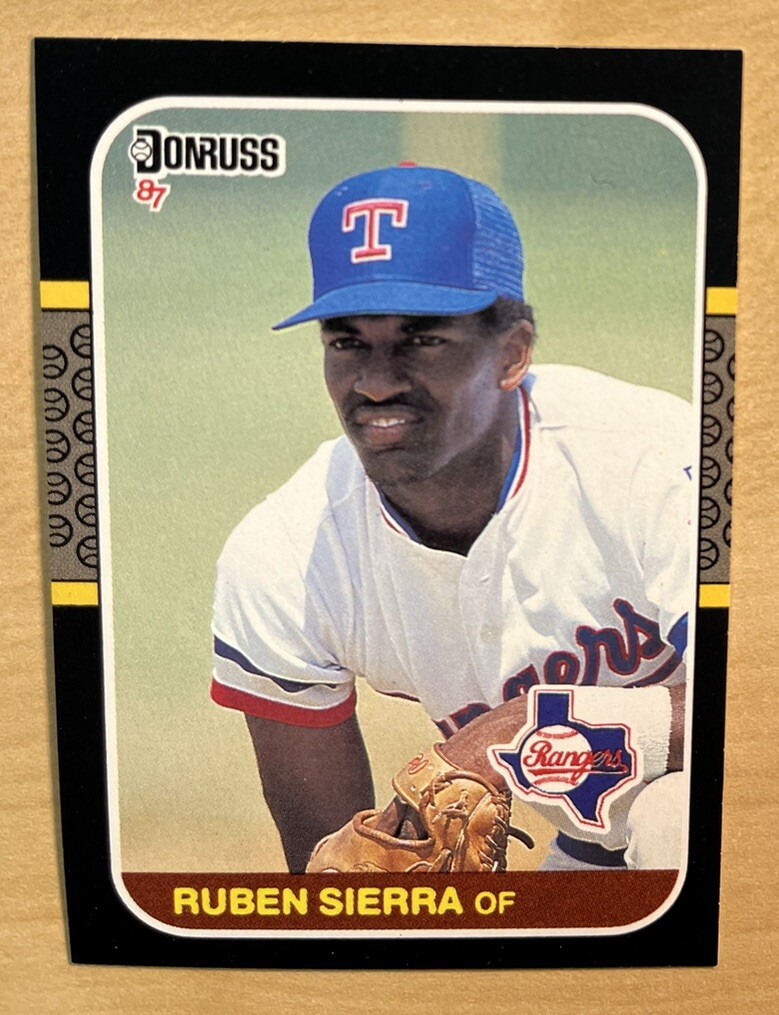 Ruben Sierra 1987 Donruss Rookie Card #346, MINT | eBay