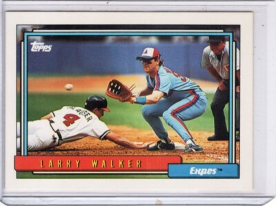1992 Topps Larry Walker #531 Montreal Expos Baseball Card | eBay