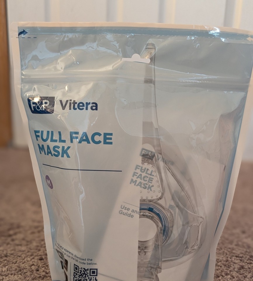 Fisher & Paykel Vitera Full Face Mask with Headgear Medium | eBay