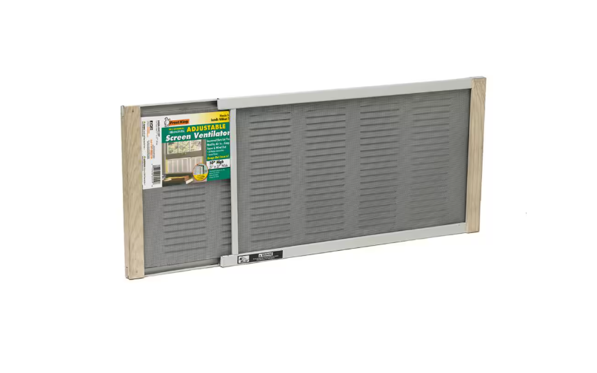 Adjustable Vented Metal Window Mesh Bug Screen Ventilator Sliding ...