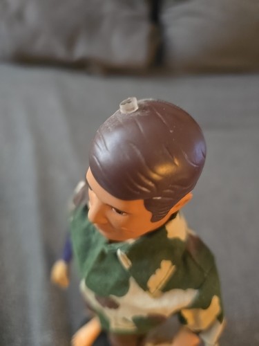 VTG 1975 GI JOE Atomic Man/Mike Powers Custom w/Blue Limbs & Laser Eye ...