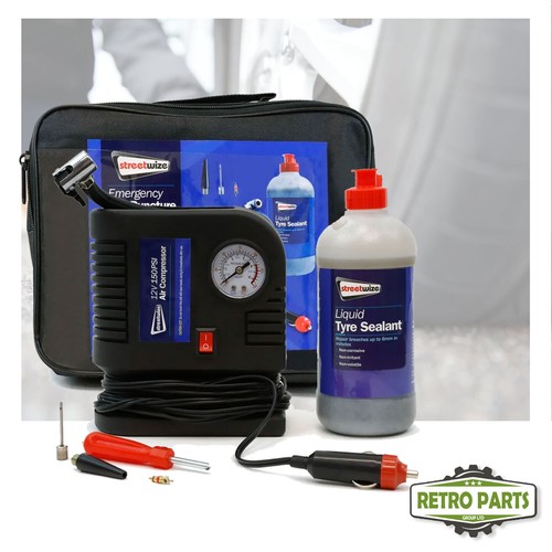 Emergency Flat Tyre Repair Kit For Maserati Spare Wheel Alternative FIX ...