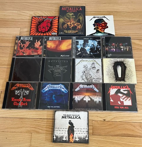 Metallica 23 Disc CD / DVD Lot: Death Magnetic S&M Load And Justice For ...