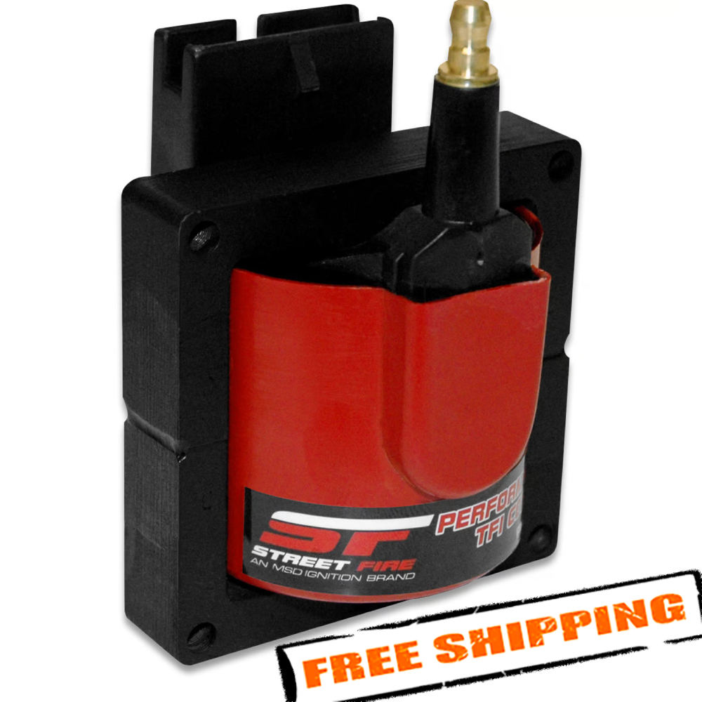 MSD 5527 Red Street Fire Ignition Coil for 1983-1997 Ford TFI Style | eBay