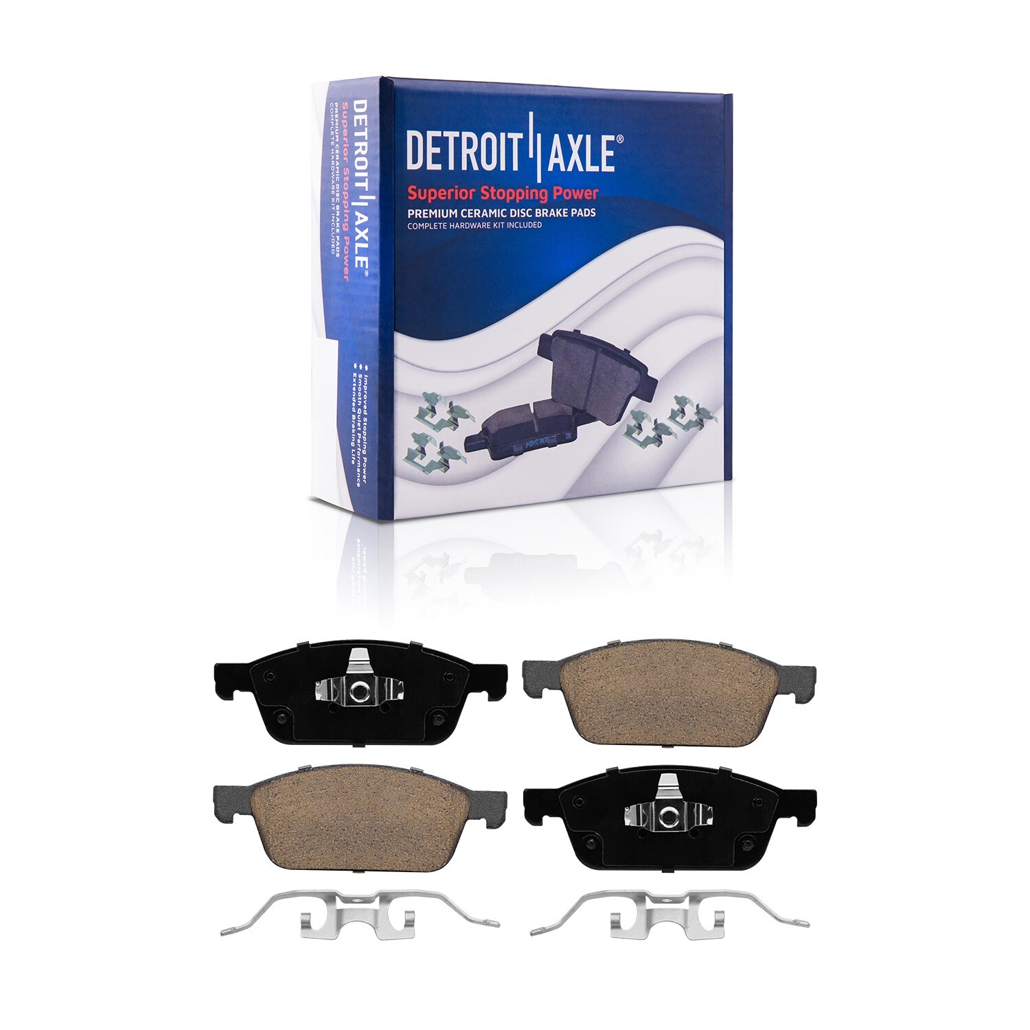 Front Rear Drilled Rotors Brake Pads for 2014-2016 Ford Escape Transit ...