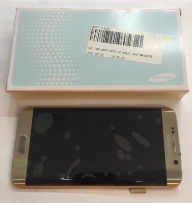 Genuine Samsung Galaxy S6 Edge G925F, Gold LCD Assembly GH97-17162C | eBay