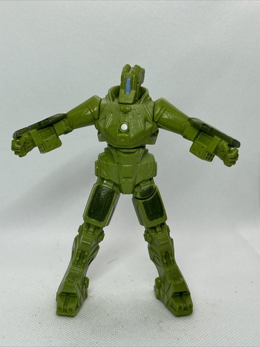 Burger King Green Cyclone Spinning Robot Drone 4.75" 2010 Action Figure ...