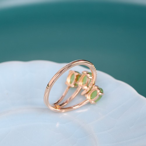 New Women Men Real S925 Sterling Silver Lucky Jade Jasper Oval Hollow Band Ring | eBay