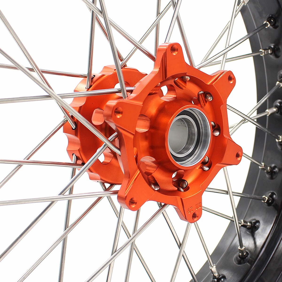 KKE 3.5*17/5.0*17 Supermoto Cush Drive Wheels Tires for 03-2026 KTM SXF ...