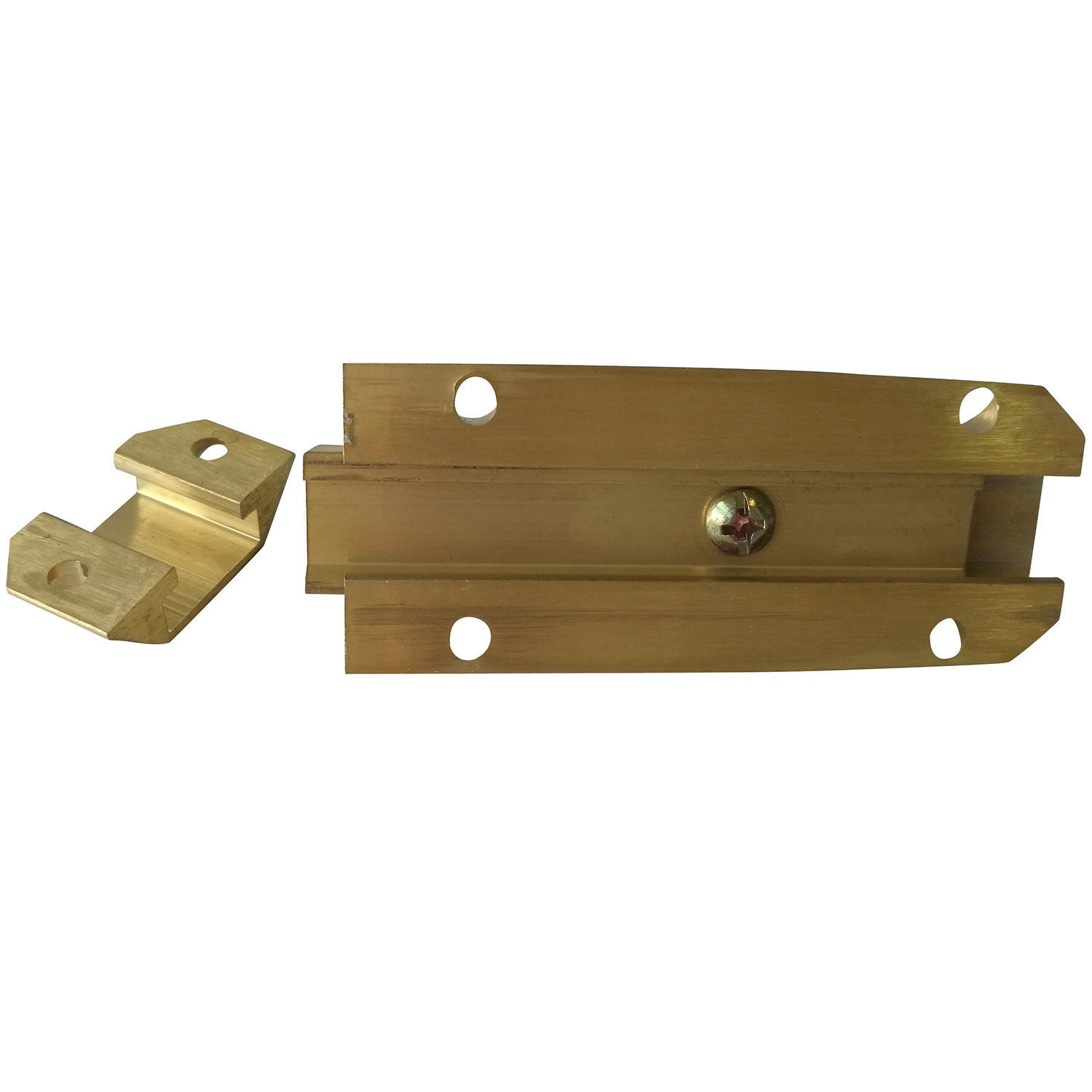 Gold Slide Bolt Latch Gate Latches Safety Door Lock Locker Brass ...