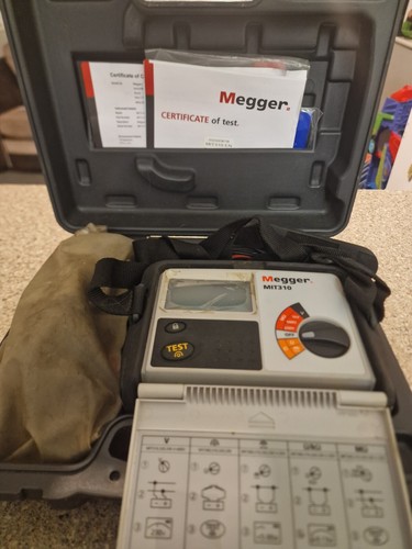 Megger MIT310 Insulation and Continuity Tester + Case Leads Complete ...