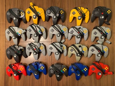 OEM GENUINE N64 Controllers w/ *NEW Tight Sticks* Tested & Working Many ...