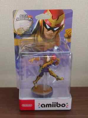 NEW Nintendo Amiibo Captain Falcon Figure Japan Smash Bros Series FREE ...