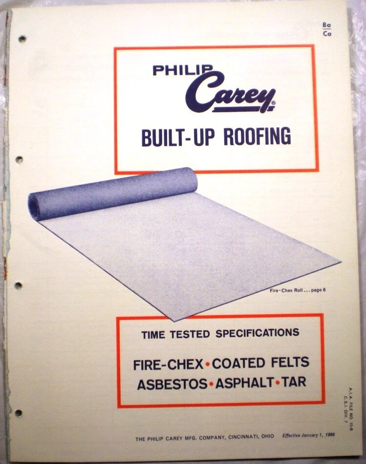 Asbestos Roofing Felt