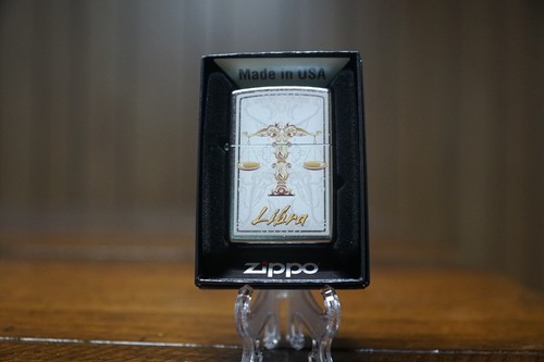 ZODIAC SIGN LIBRA ZIPPO LIGHTER MINT IN BOX | eBay