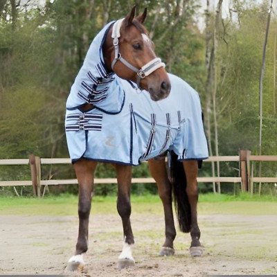 HORZE Freja Durable Mesh Combo Fly Sheet w/Belly Guard and Detachable ...