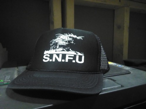 SNFU Hat punk nofx doa dayglo abortions fang dri offspring black flag ...