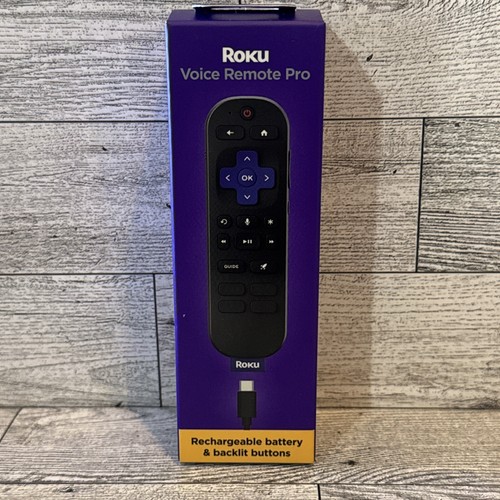Roku Voice Remote Pro (2nd Ed.) | Rechargeable TV Remote Control with ...