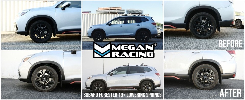 Megan Racing For 19-Up Subaru Forester Lower Lowering Coils Springs Set ...