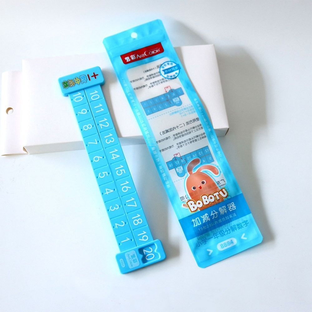 Plastic Subtraction Ruler Random Color Addition Ruler School Supplies ...