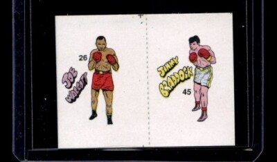#6765 JOE WALCOTT, JIMMY BRADDOCK Rare 1985 Cromos De Boxeo Boxing Card ...