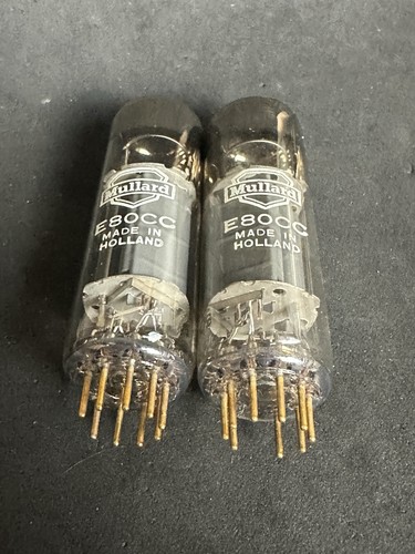 RARE MATCHED PAIR OF MULLARD E80CC SAME DATE CODE 1961 NOS BOXED | eBay