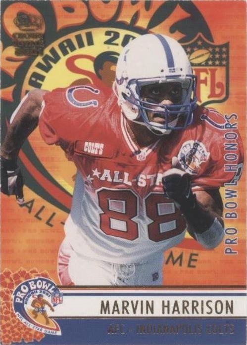 2001 Pacific Crown Royale - Pro Bowl Honors Marvin Harrison #4 /850 for ...