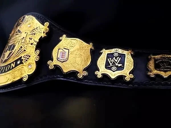 Undisputed Wrestling Championship Belt Adult Size 4mm Zinc Metal Gold ...