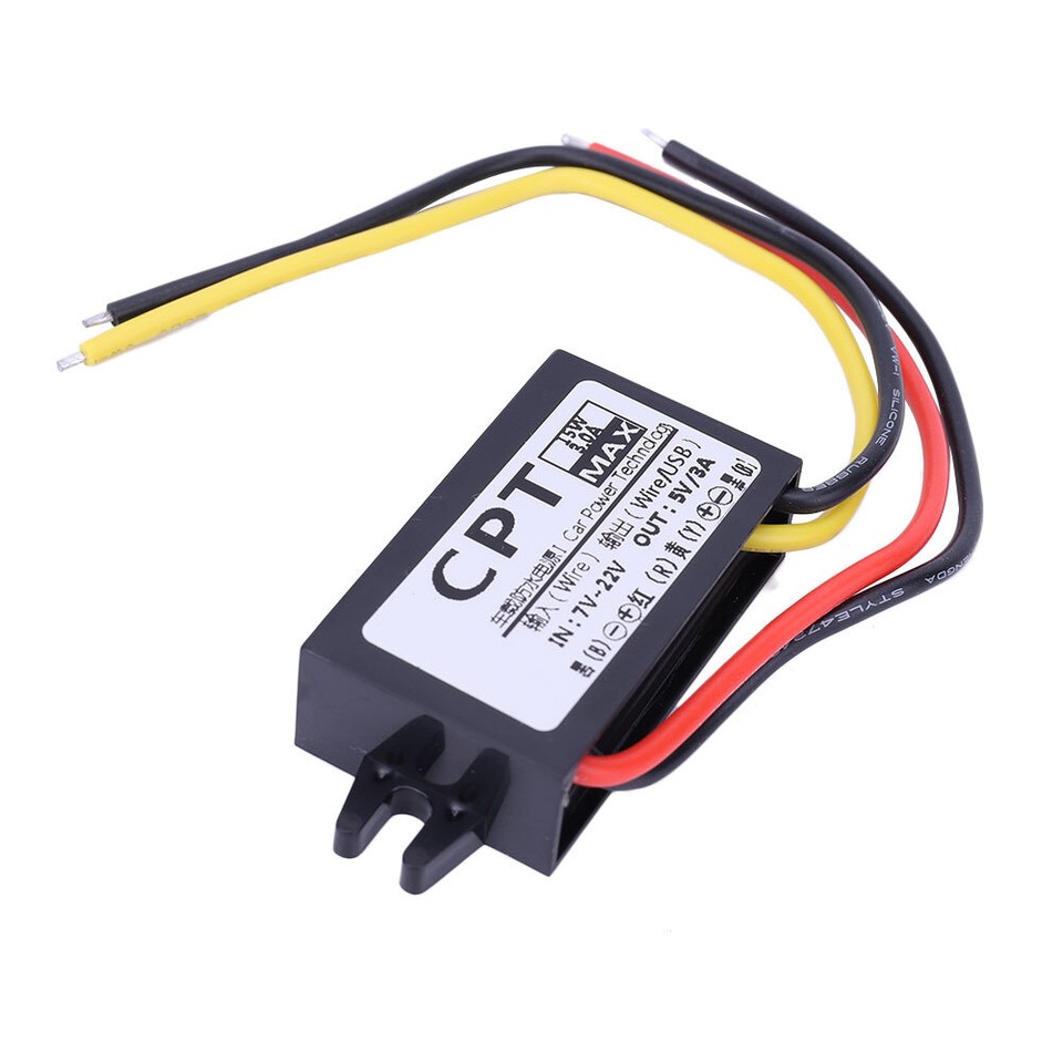 12V To 5V 3A 15W Buck Converter Module Convenient CPT Direct Current ...