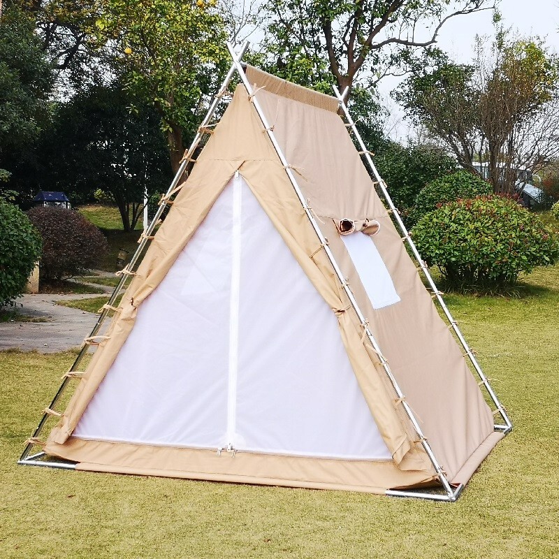 Scout Tent Triangle Teepee Camping Tent Single Layer Polyester Pyramid ...