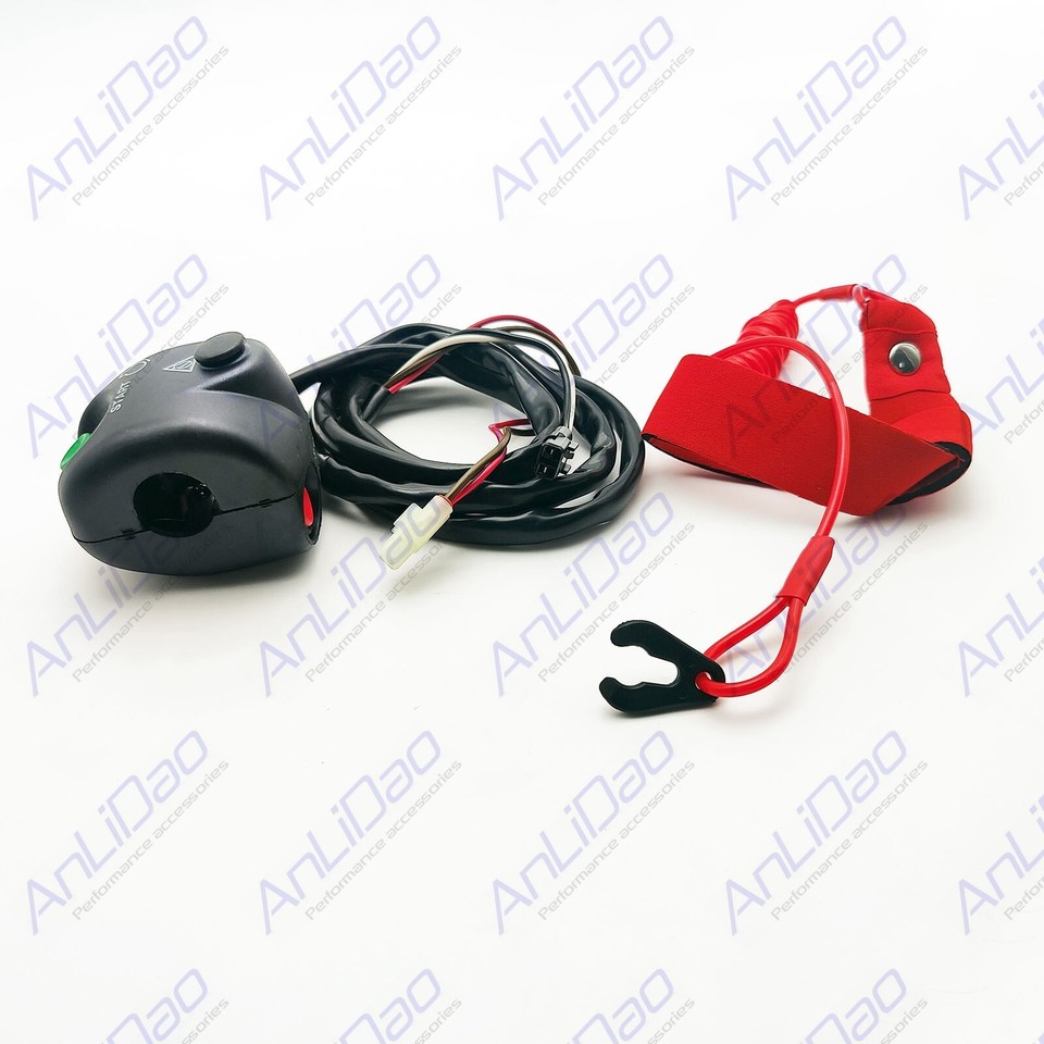 Handlebar Start Stop Kill Switch Box & Lanyard Yamaha WaveRunner ...