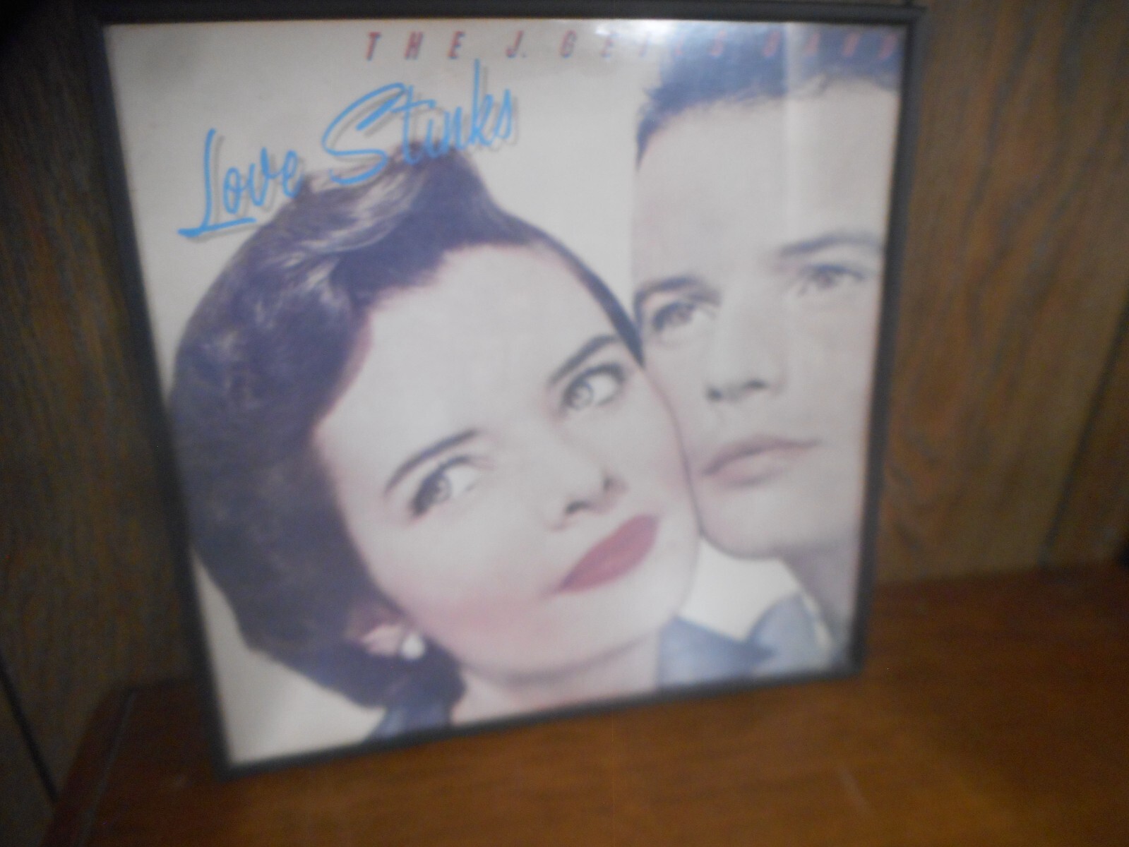 The J. Geils Band "LOVE STINKS" FRAMED VINYL LP ALBUM COVER With ALBUM ...