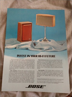 Bose Studiocraft Sales Brochure 110 220 330 440 | eBay