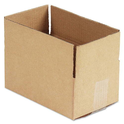 Brown Corrugated - Fixed-Depth Shipping Boxes 10l x 6w x 4h 25/Bundle ...