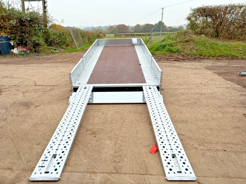 New Brian James 15ft x 7ft Tiltbed Flatbed Trailer Tri-Axle 3.5ton ...