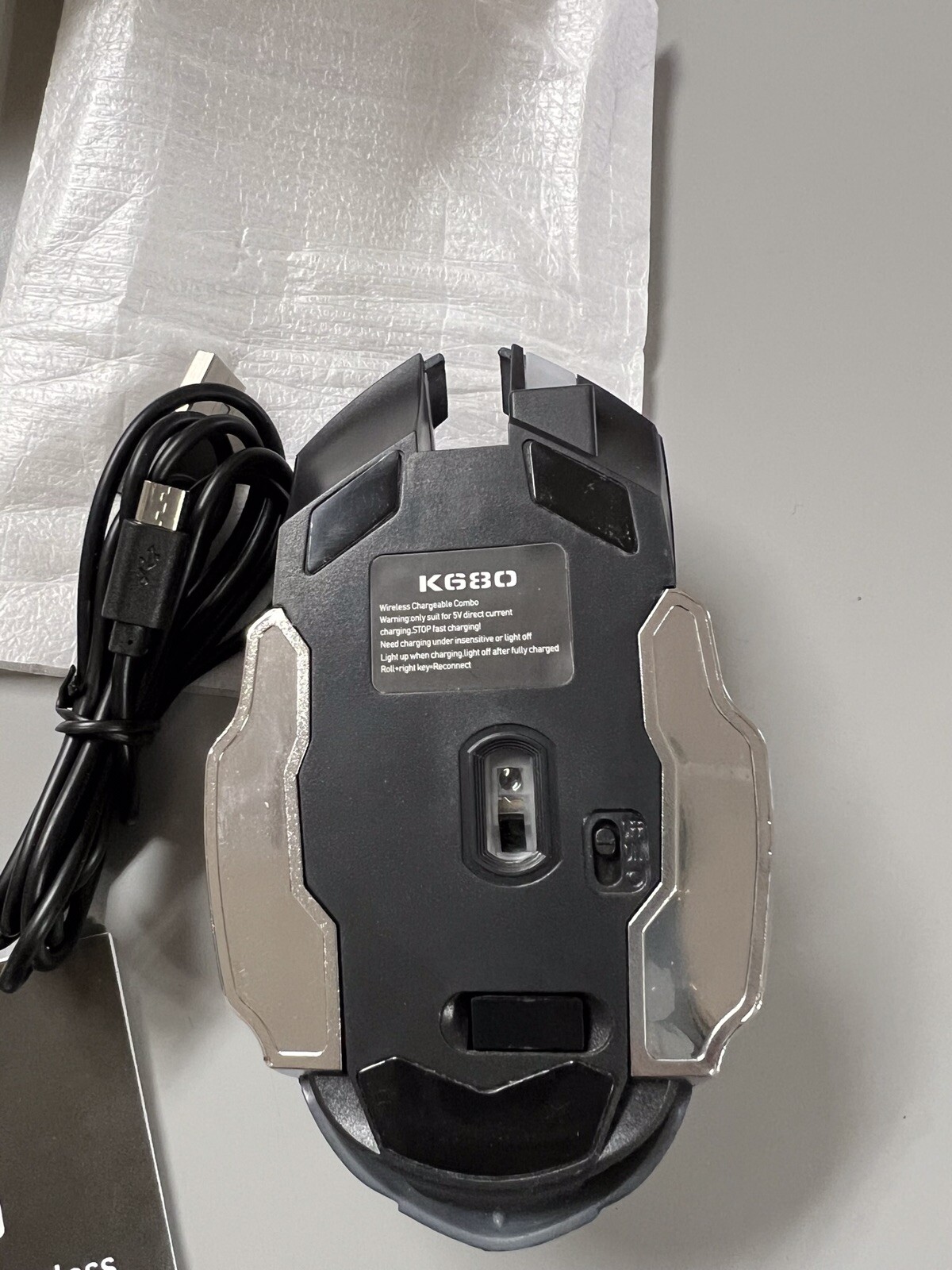 Xinmeng Mamba Snake K680-Pro Wireless Keyboard Mouse And Mouse Pad | eBay