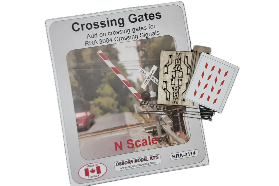 Osborn Model Kits 3114 N Scale Crossing Gate Add On Kit | eBay