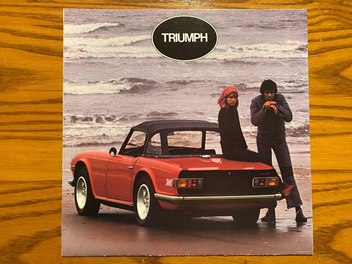 1973 Triumph Full Line Foldout Sales Brochure - Stag, TR6, GT6, and ...