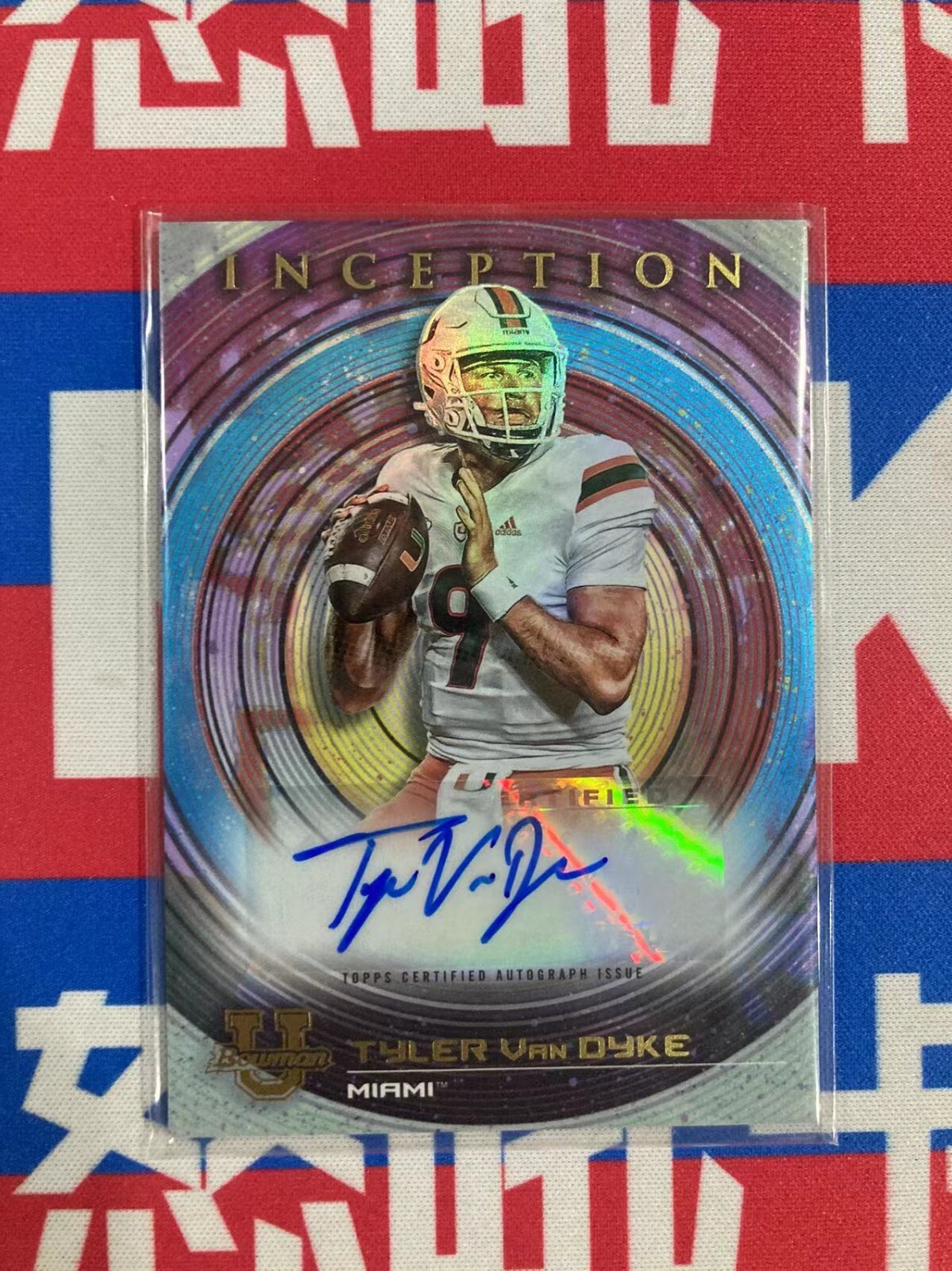 Tyler Van Dyke 2023 Topps Bowman Inception University Auto RC | eBay